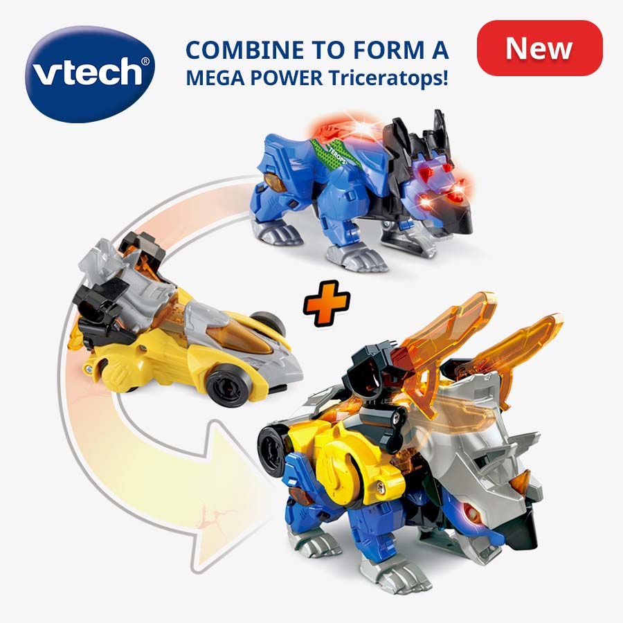 (New) Switch & Go Dinos® Thorn the Triceratops – VTech Electronics (HK ...