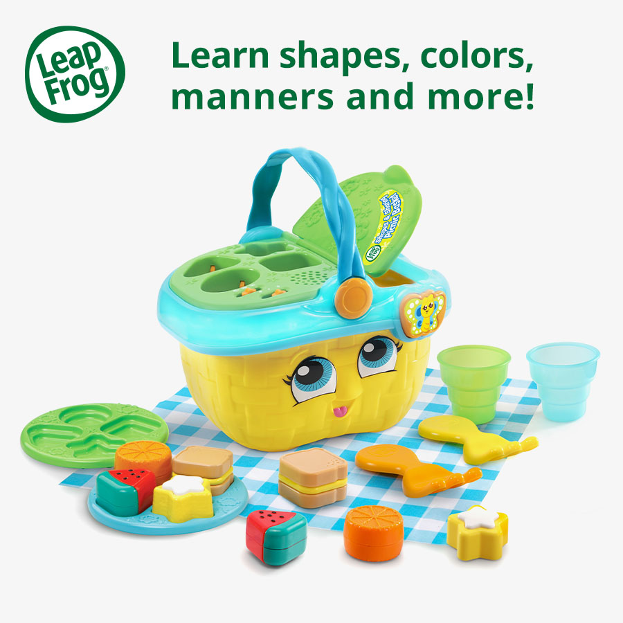 Shapes & Sharing Picnic Basket™ - Yellow – VTech Electronics (HK) Limited
